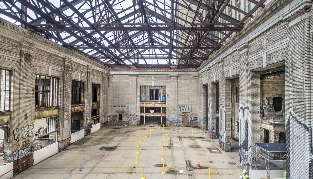 PICTURES OF THE FORD TRAIN STATION RESTORATION PROJECT