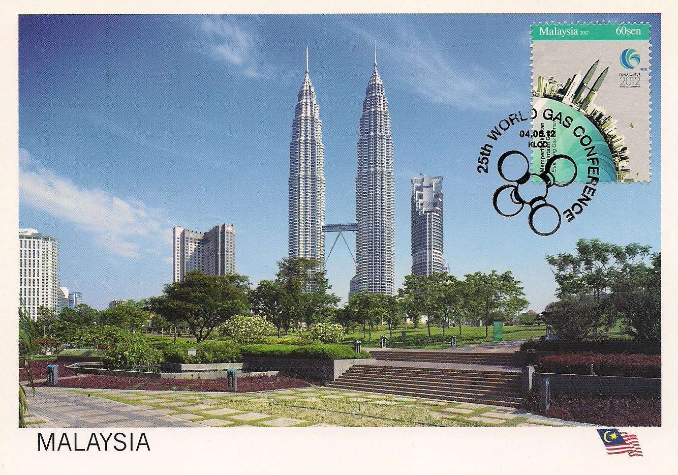 Ye Choh San maximaphily: 2012 : Malaysia Icon - KLCC Twin Towers appear ...