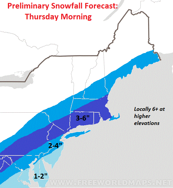 Weather Willy's Weather: Tuesday Morning: Preliminary Snowfall Forecast ...