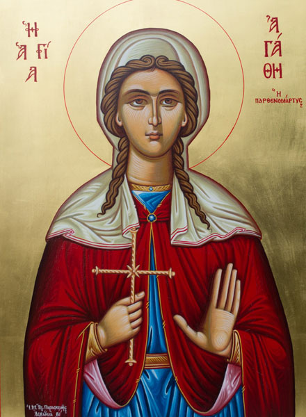 ORTHODOX CHRISTIANITY THEN AND NOW: Saint Agatha the Martyr Resource Page