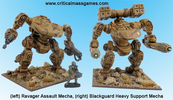 Wargame News and Terrain: Critical Mass Games: Blackguard and Ravager ...