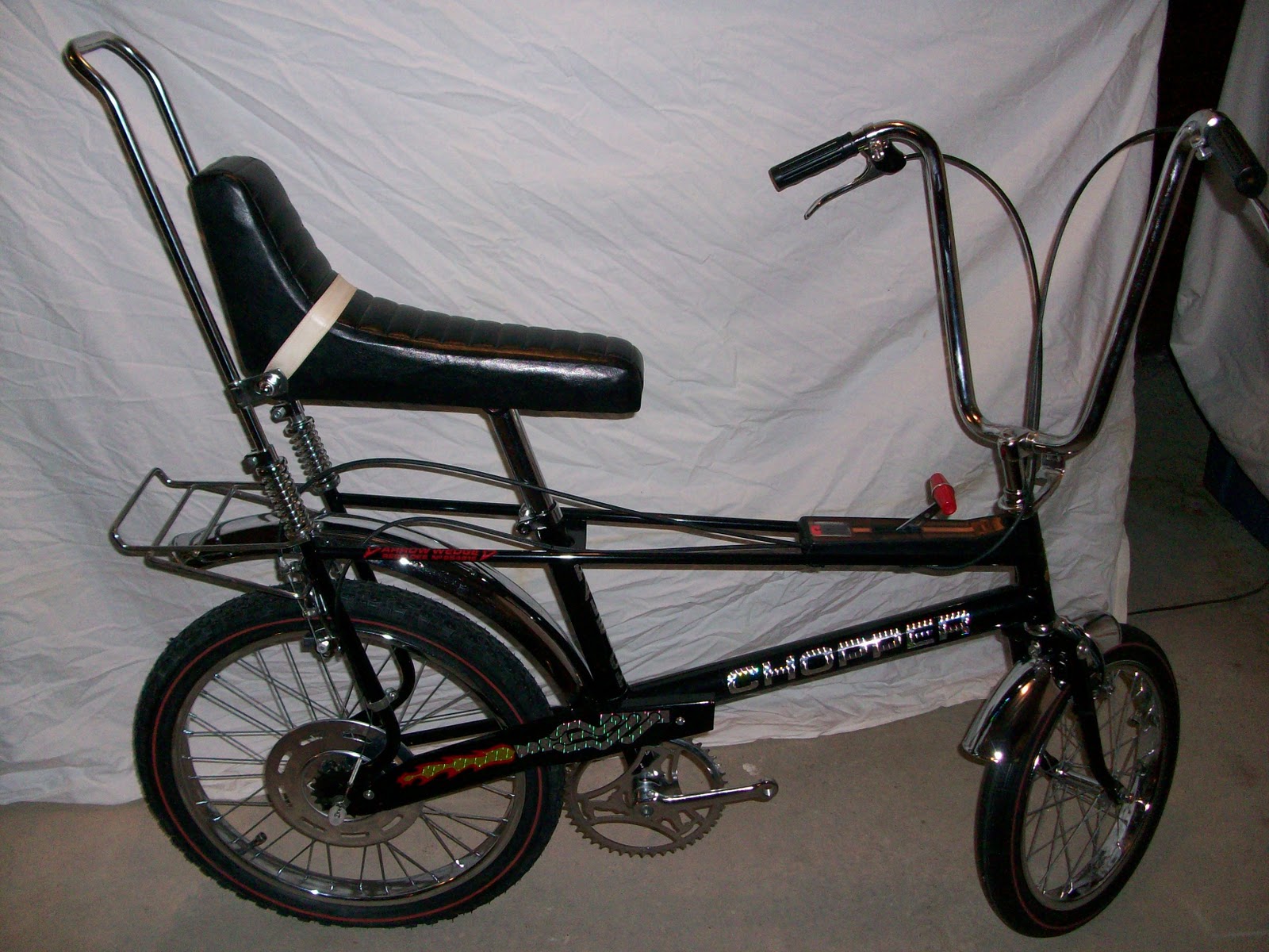 the raleigh chopper blog steve: 1980 BLACK PRISMATIC MK2 UK CHOPPER