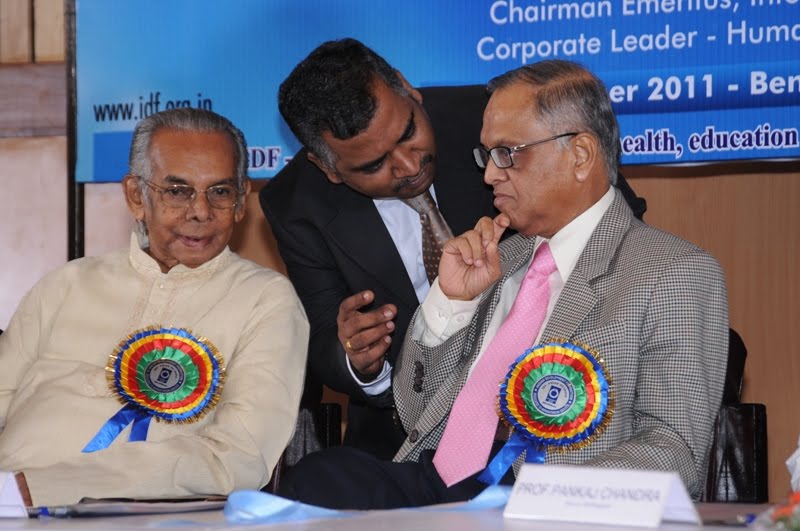 INDIAN DEVELOPMENT FOUNDATION: Narayana Murthy receives Mother Teresa Award