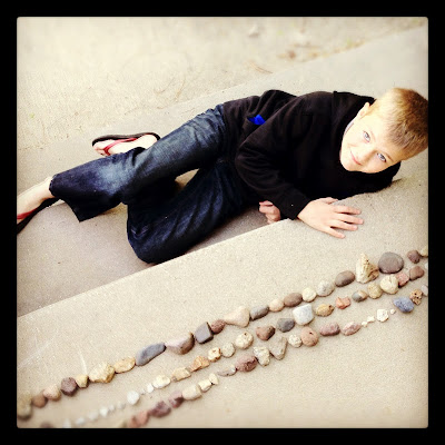 make a framed rock collection tutorial {crafting with boys} | Little ...