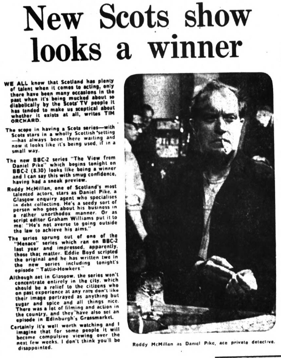 It's time to release "The View From Daniel Pike" on DVD!