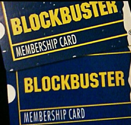 É da sua época?: [1980] Blockbuster Membership Card