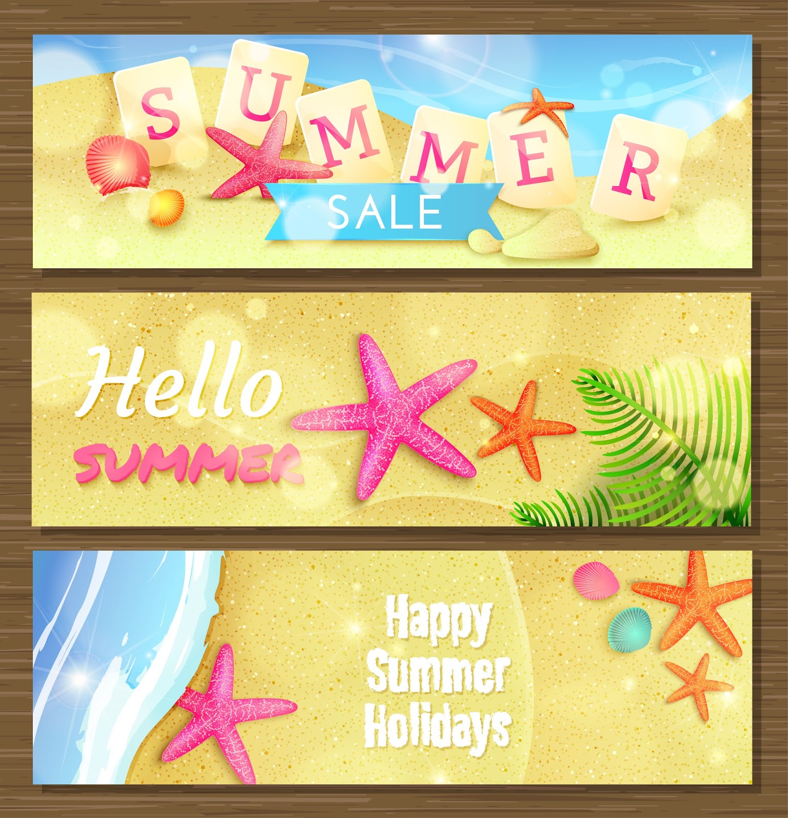 Блог Колибри: Summer banners set 3