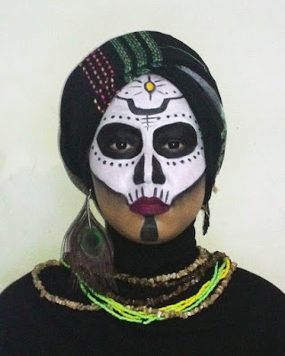 [TUTORIAL] Voodoo Witch Halloween makeup tutorial | Talkative Tya ...