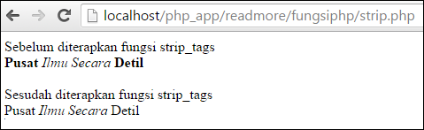 Memahami Kegunaaan Fungsi strip_tags Pada PHP