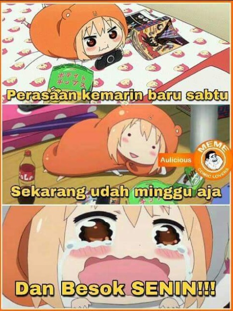 Kumpulan Meme Besok Senin Lucu Cocok Untuk Story - KEPOINDONESIA