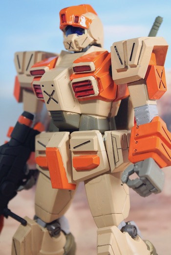 Dennis-Toys: Gundam: 1/100 Scale RGM-79F Desert GM Built & Painted ...