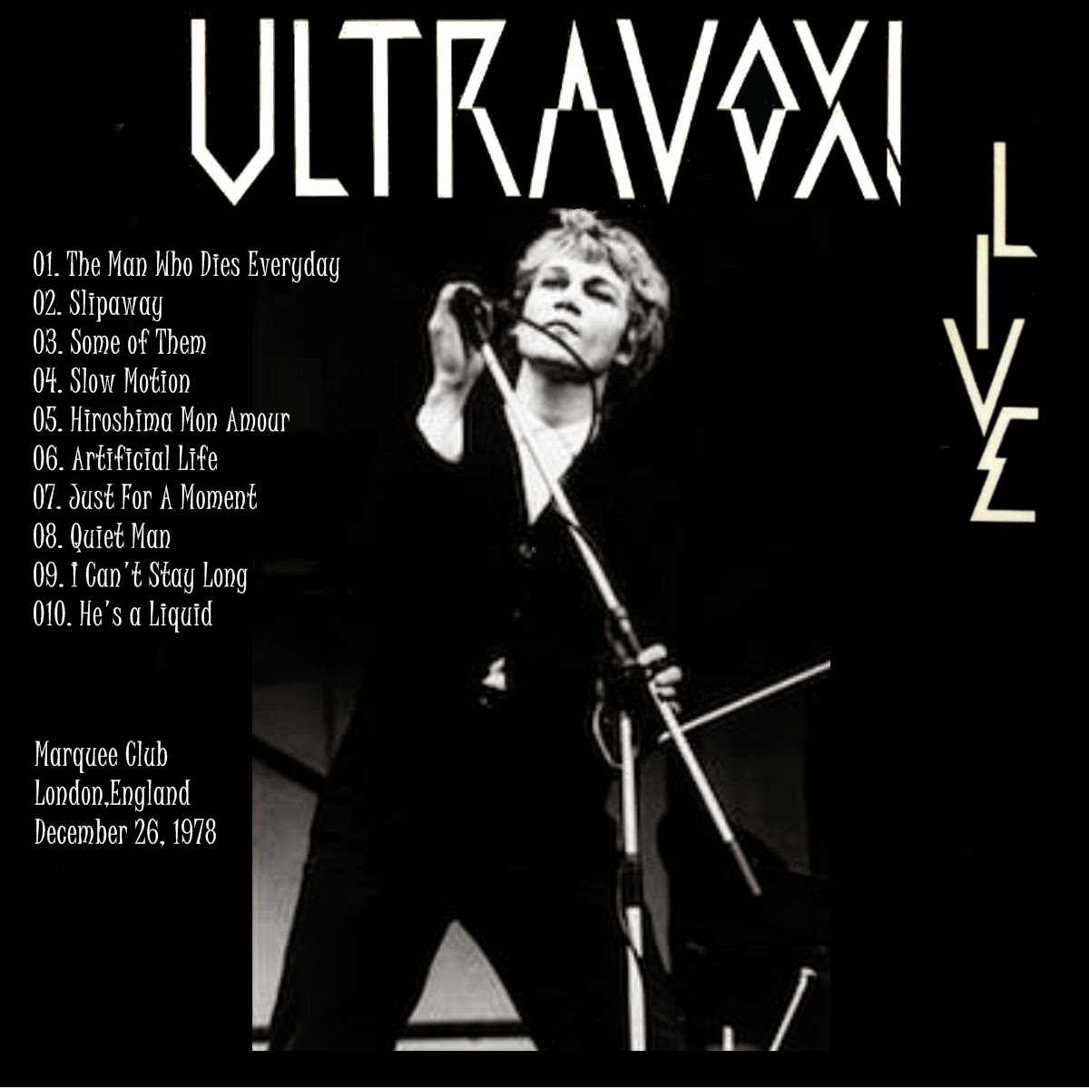 FRESH & ALIVE! - En Vivo Y En Directo.: Ultravox Marquee Club London ...