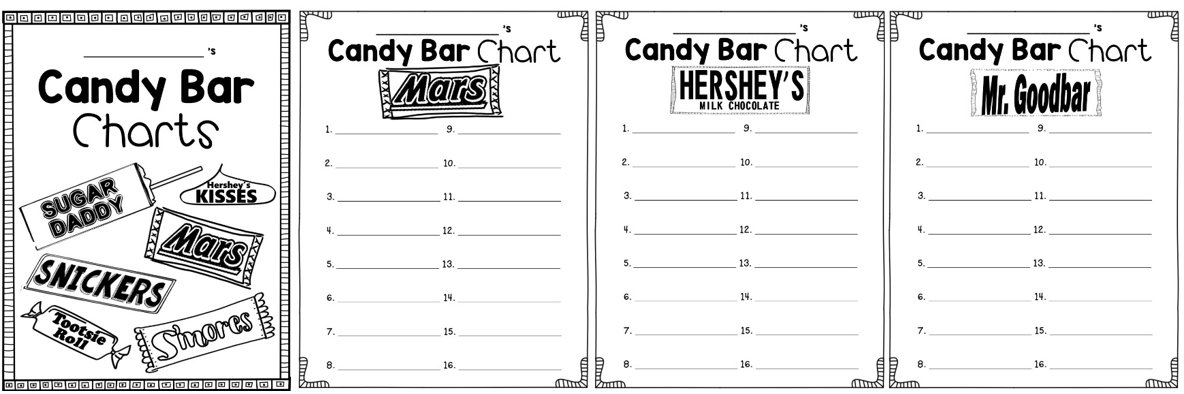 Totally Terrific in Texas: Phonics Candy Bar Charts