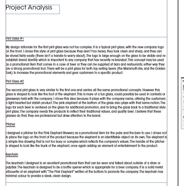 Pink Elephant: Background/project sample & concept analysis