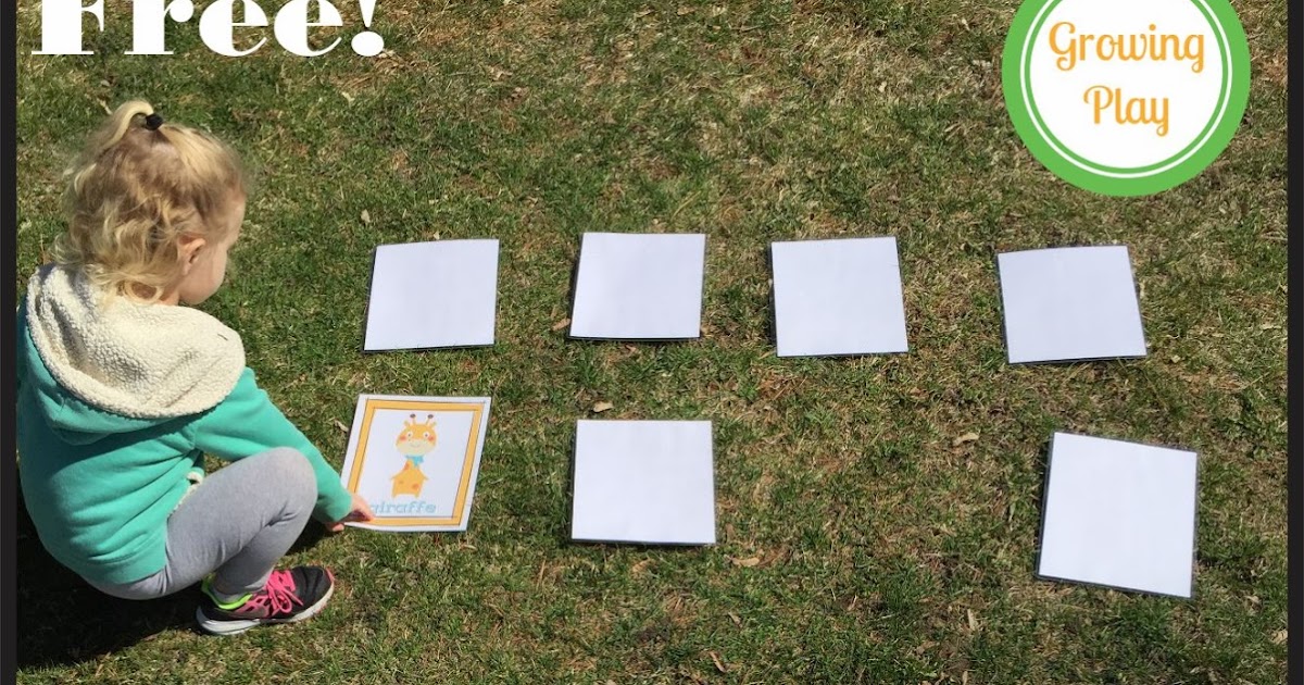 Growing Play: Giant Animal Memory Game