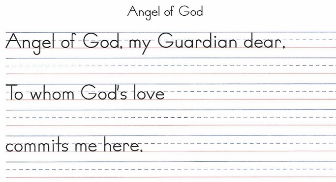 The Big Christian Family: Christian Handwriting & Copywork Pages