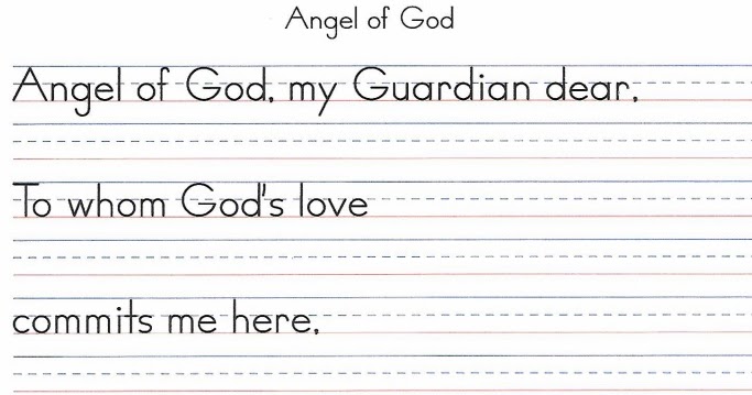 The Big Christian Family: Christian Handwriting & Copywork Pages