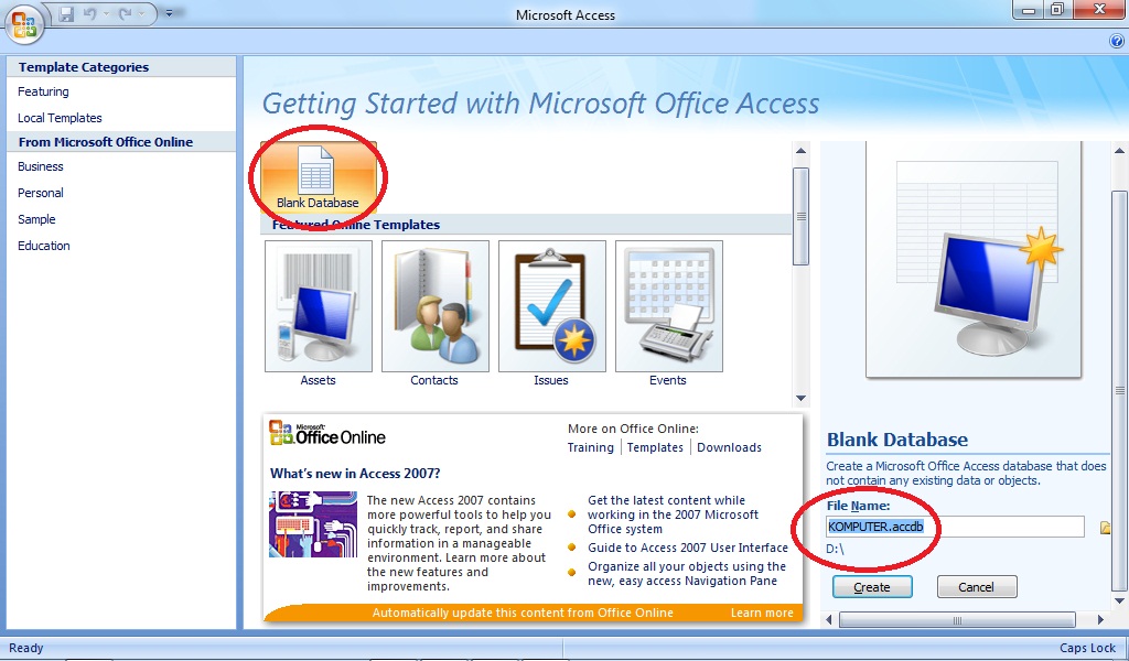 Bukan Hanya Sekedar "BLOG": MENGOLAH TABEL DAN QUERY PADA MICROSOFT ACCESS