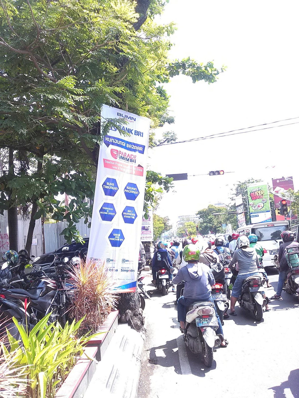 Vertical Banner Outdoor Promo Event BRI UMKM (EO Dyacomm Jakarta) di ...