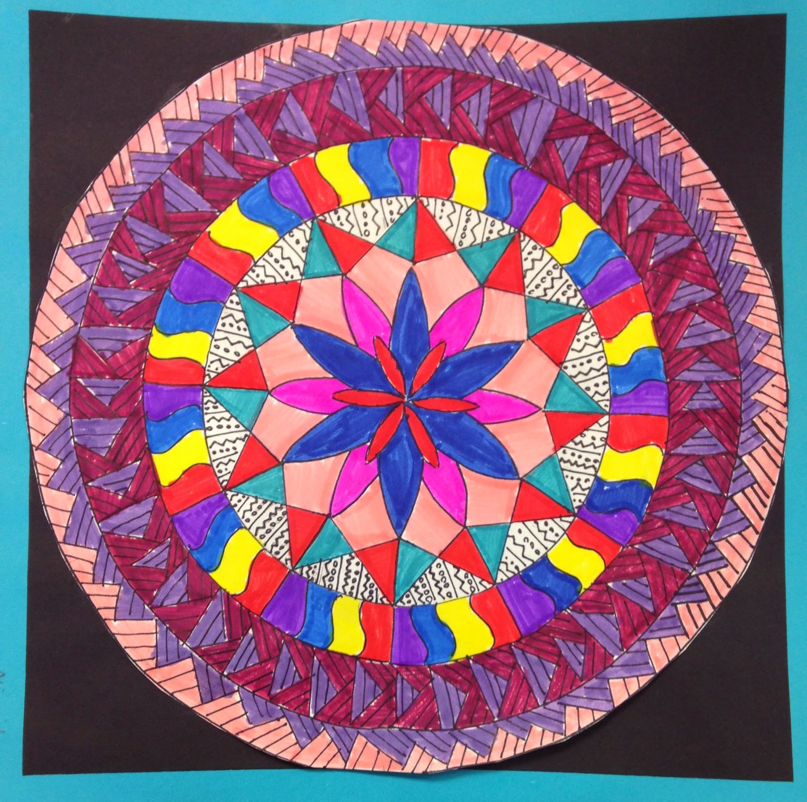 Sylvandale Middle School Art Class: Mandalas