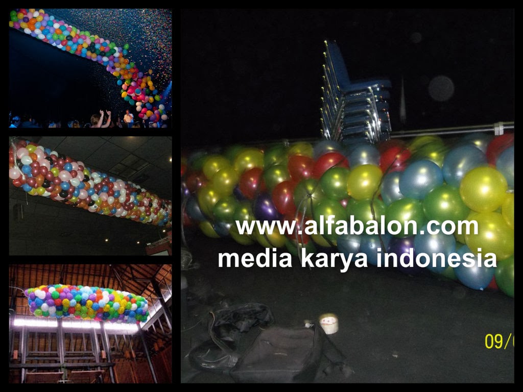 BALON NETT DROP / BALON JARING | Alfa balon