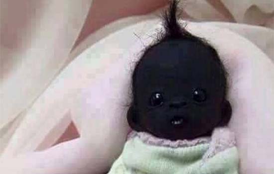 2 Foto Bayi Paling Hitam Di Dunia Jadi Viral - Bakul2011.com