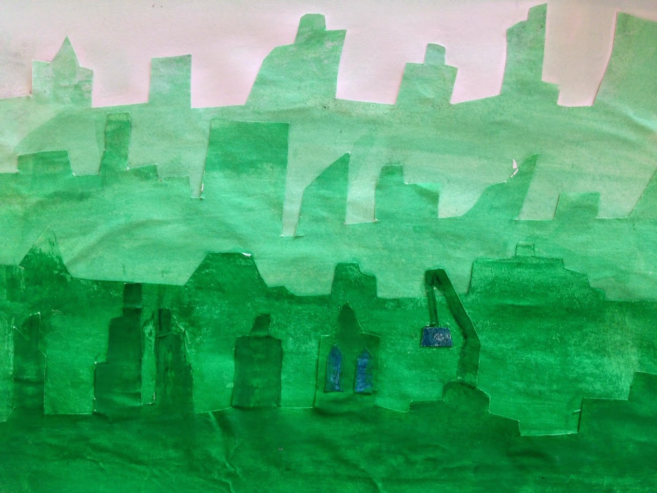 Art at Hosmer: Monochromatic Tints Landscapes