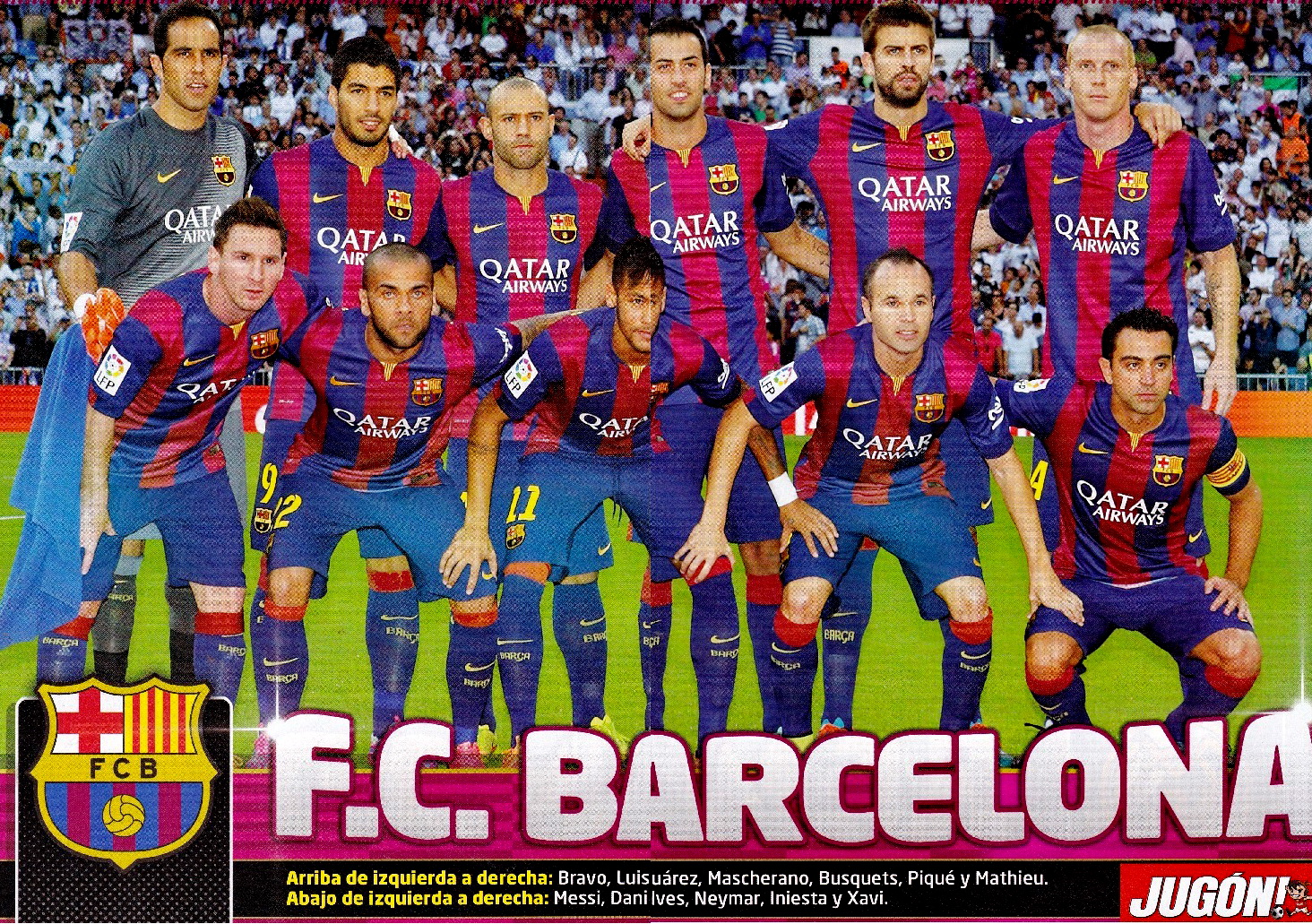 BARCELONA en la temporada 2014-15