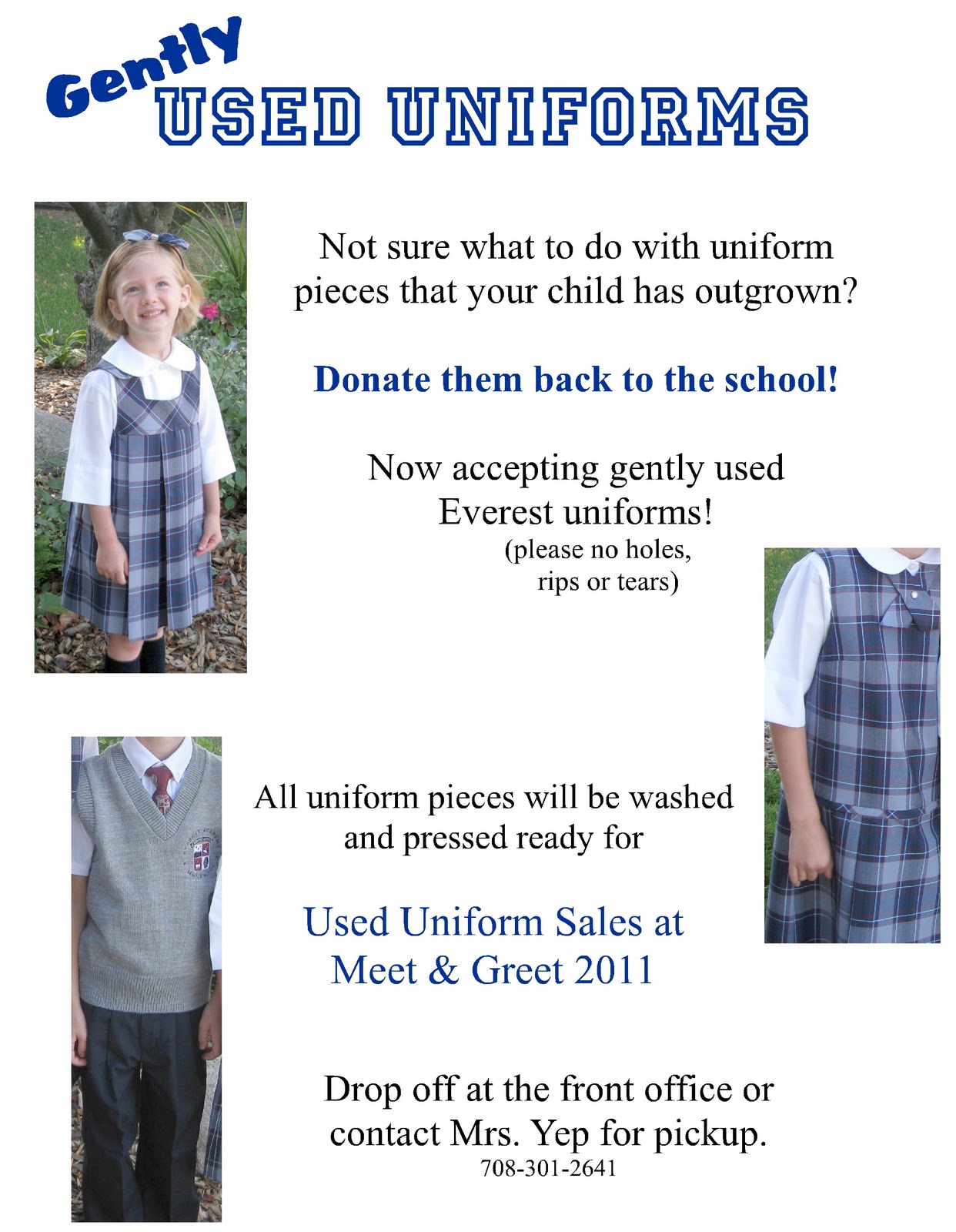 Everest Academy Lemont Blog: Used Uniforms!