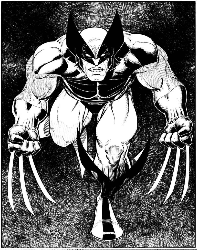 Fashion and Action: The Wolverine in (Mostly) Black & White Art Gallery