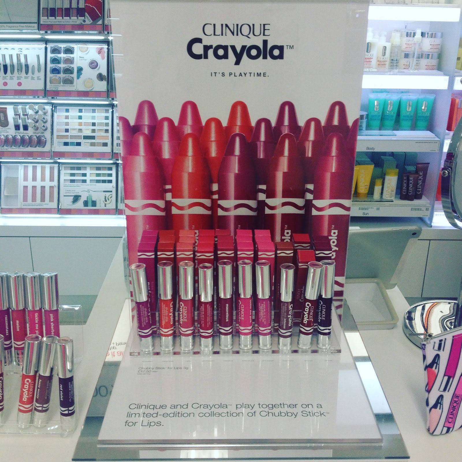 The Makeup Junkie's Diary: Clinique Crayola Chubby Sticks