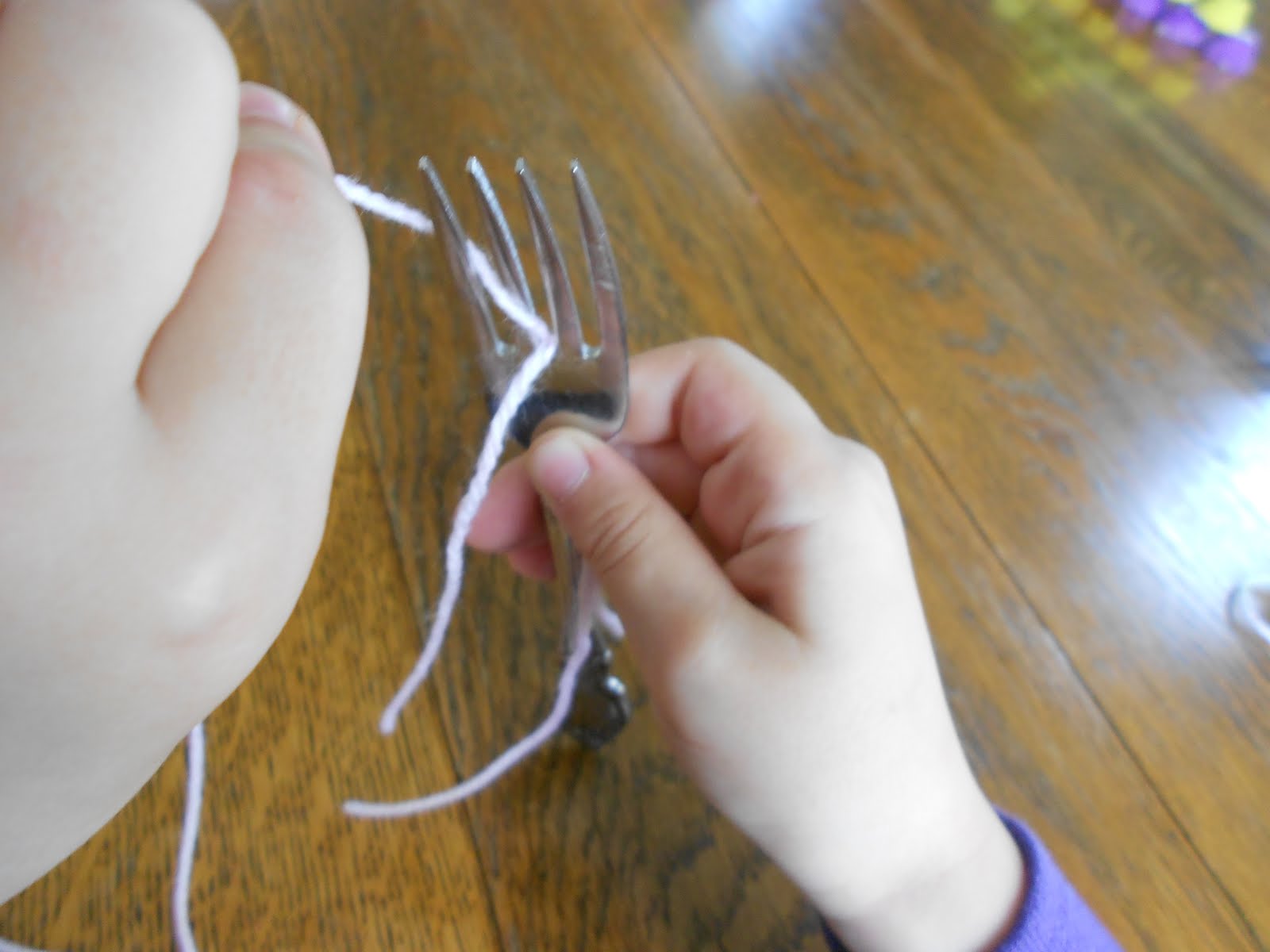 Almost Unschoolers: Fork Weaving
