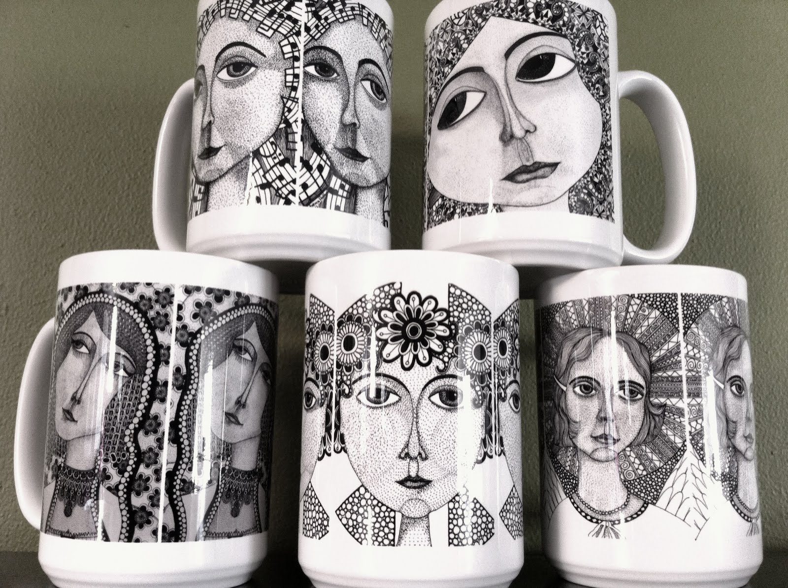 Penny Lane Ink: NEW "Lady MUG" designs!!