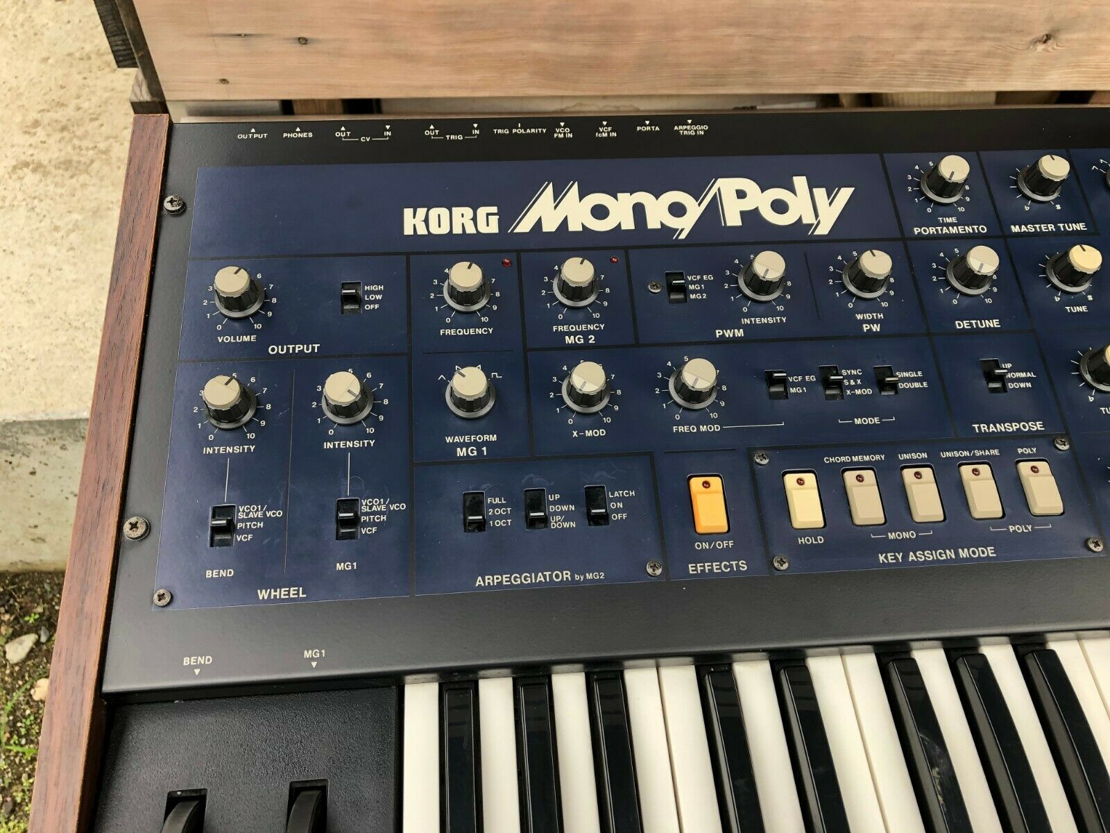 MATRIXSYNTH: KORG MONO/POLY (MP-4) monophonic synthesizer