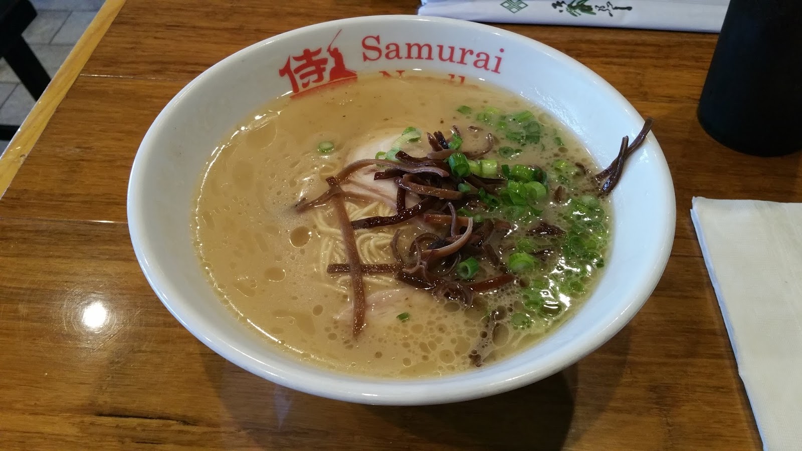 Ranma eats food: Samurai Noodle