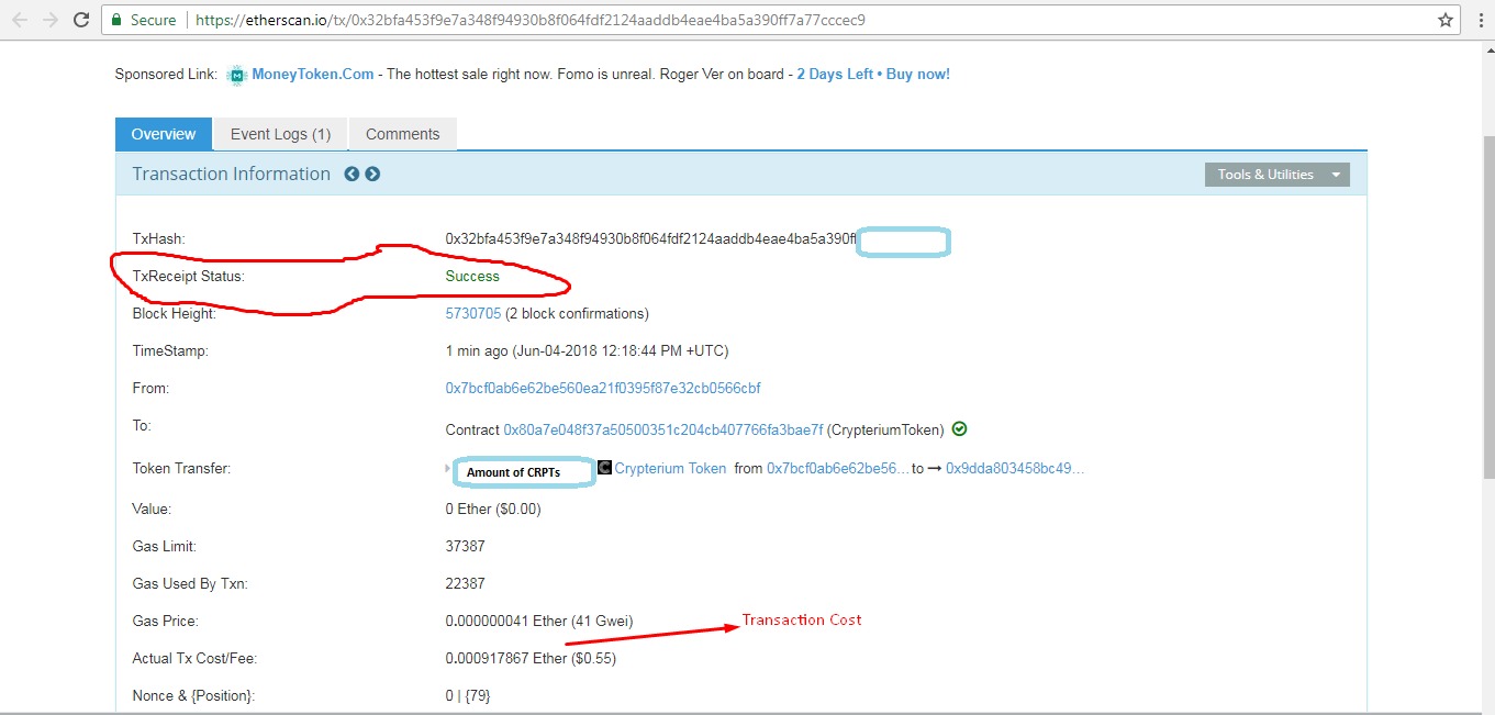 A GUIDE ON HOW TO TRANSFER YOUR CRPTs TO YOUR CRYPTERIUM WALLET