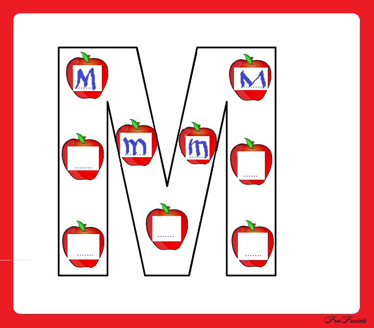 proParinti: 7 tipuri de fise - Invatam sa scriem litere de tipar