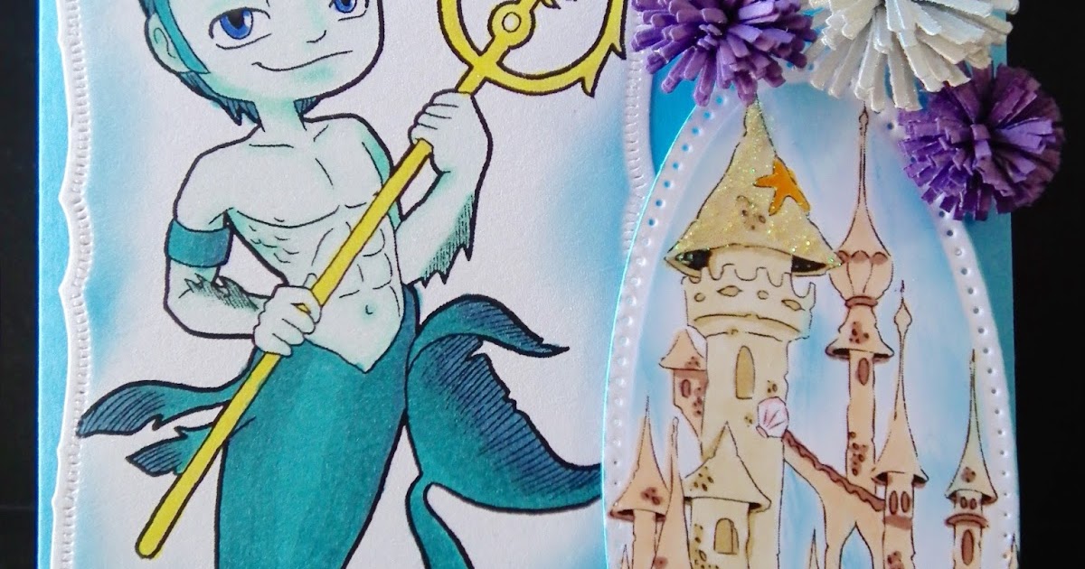 Crafty Card Tricks: Merman card