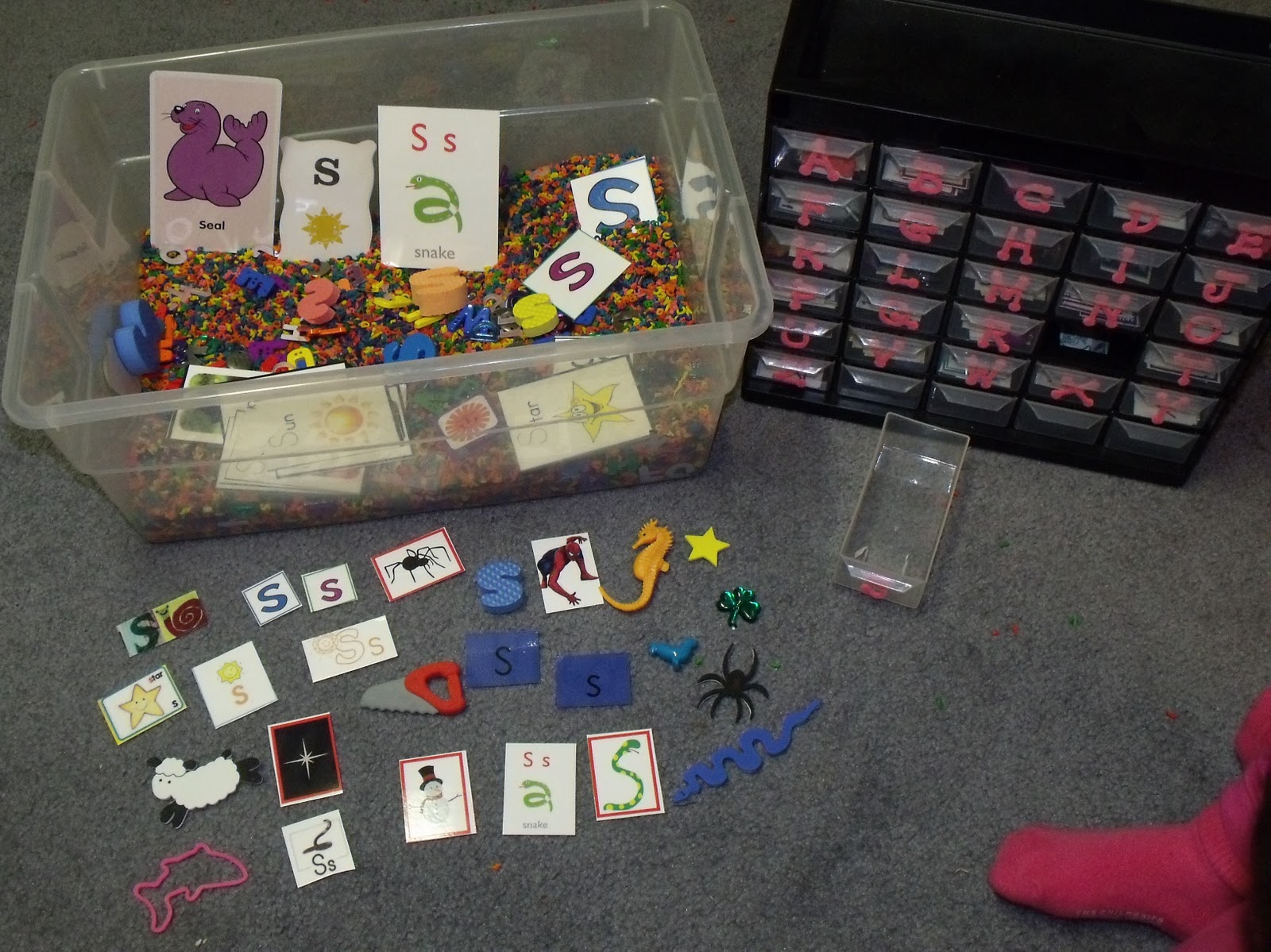 Nurturing Naters with learning activities at home: Letter S, alphabet ...