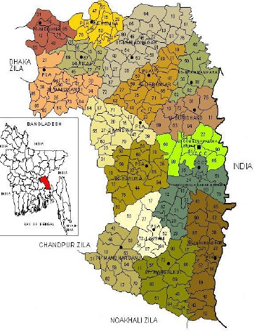 Homna - Comilla: Name of all Union Parishads | Comilla District