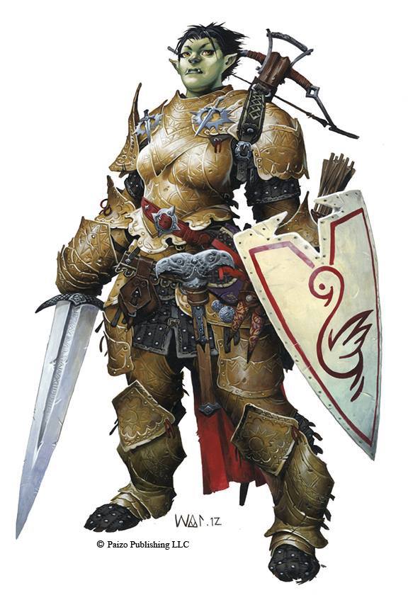 Half Orc Pathfinder