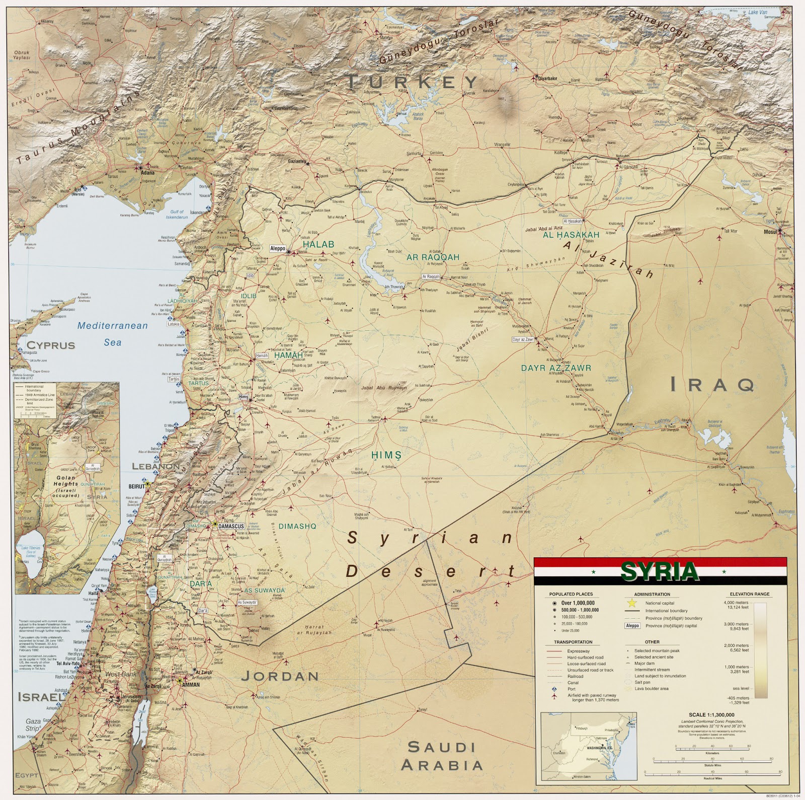 MAPS OF SYRIA
