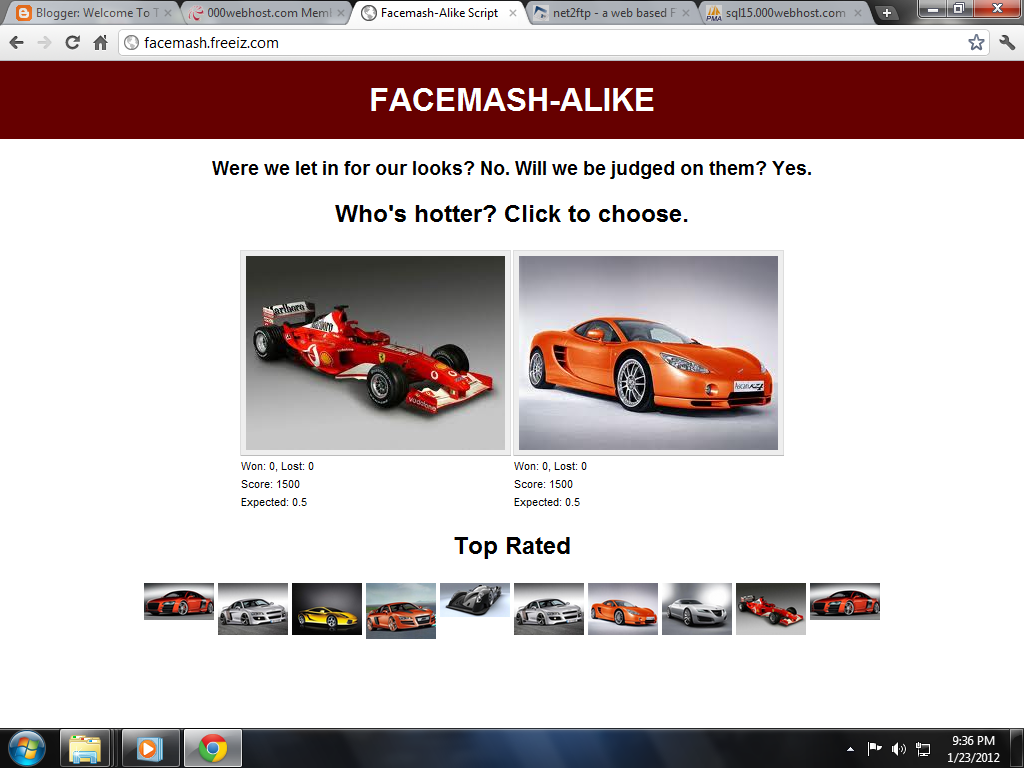 TECHNO TRIK TIPS: How to make Facemash