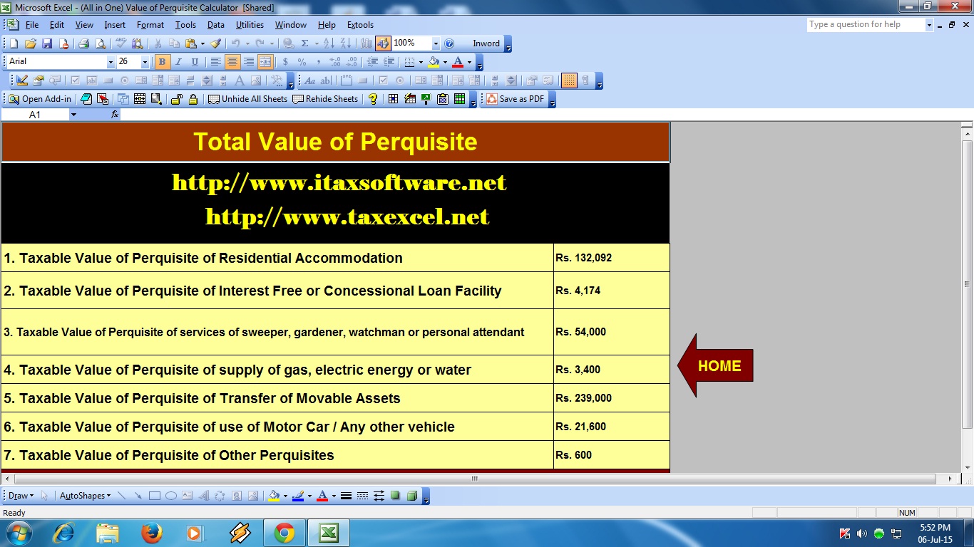 SALARY PERQUISITES SECTION 17( 2) with all type of Perquisite ...
