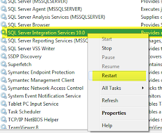 Another BI & Programming Blog - Jason Yousef: Restart SSIS Service