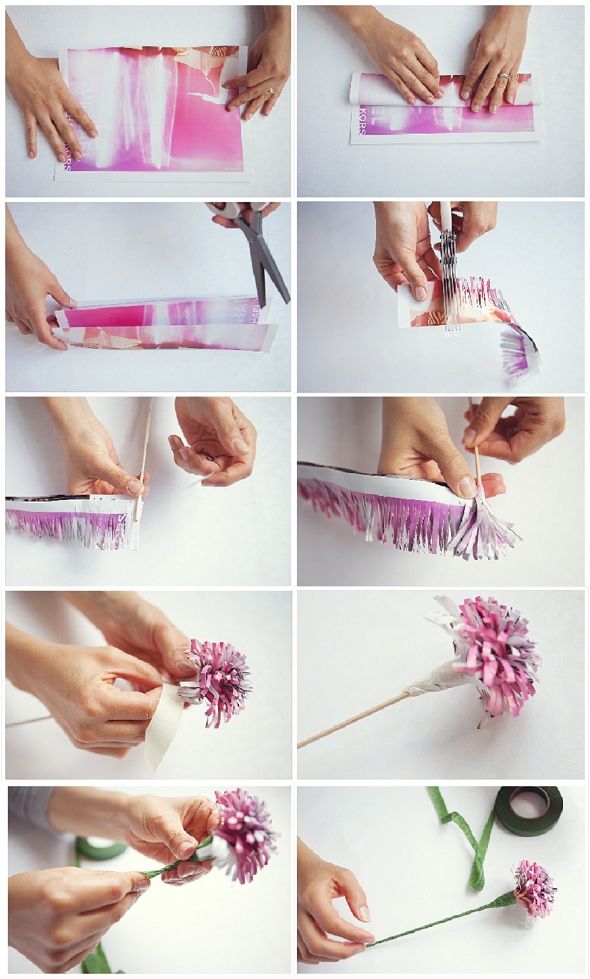 DIY paper flower tutorials - Motivational Trends