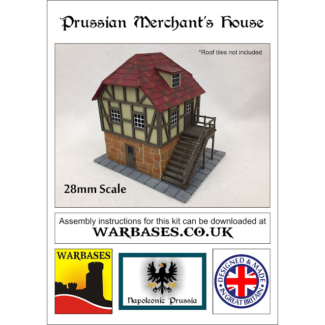 Wargame News and Terrain: Warbases: New Napoleonic Prussian Buildings
