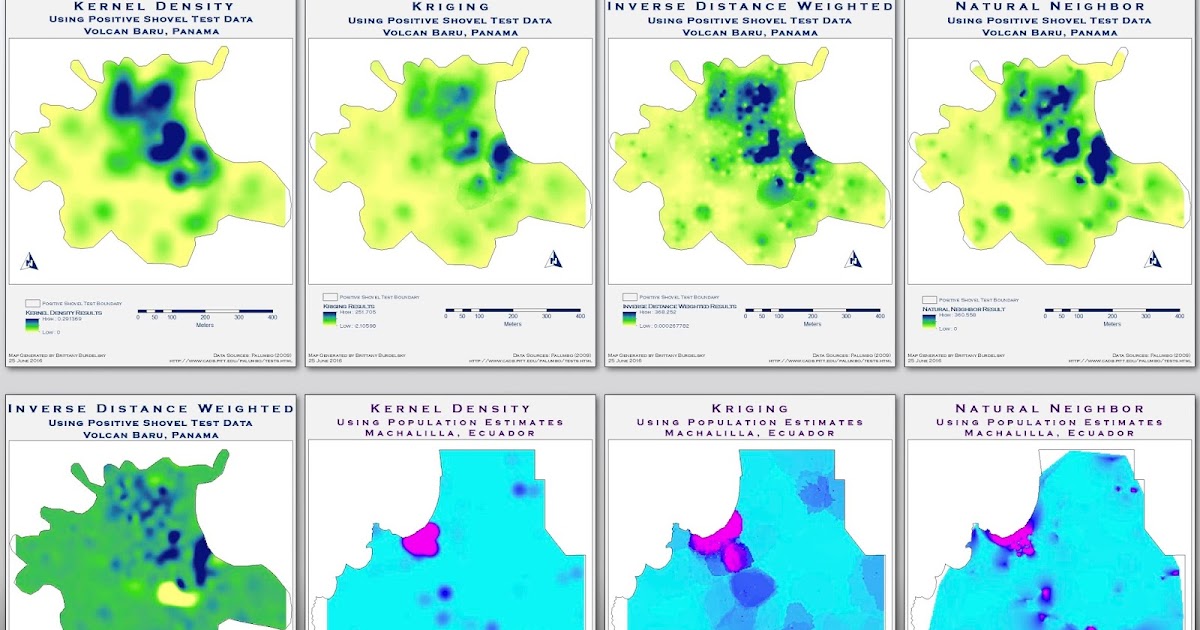 There and Back with GIS: Surface Interpolation Techniques - Examining ...