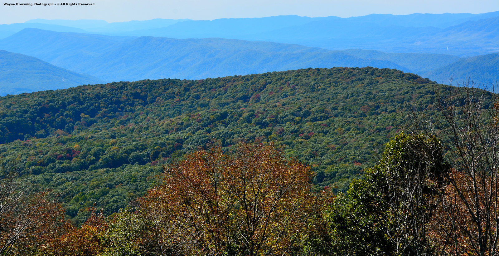 The High Knob Landform: Autumn Color 2014 - High Knob Massif