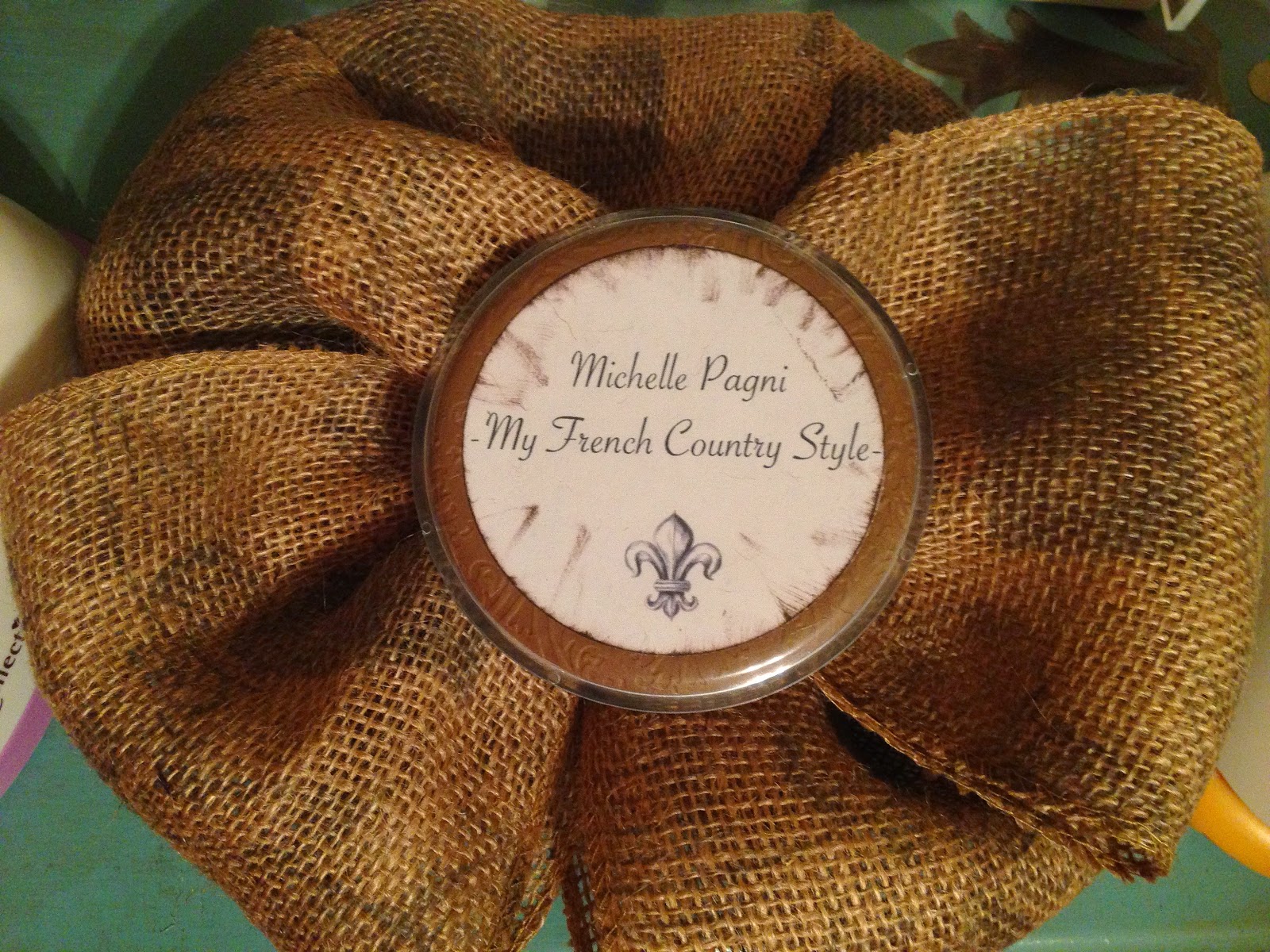 My French Country Style: ALT name badge rosette